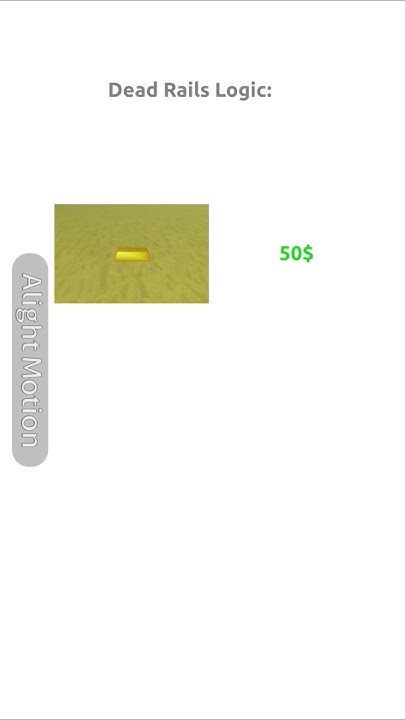 Dead Rails logic be like 😂 : #shorts #deadrails #alightmotion - YouTube