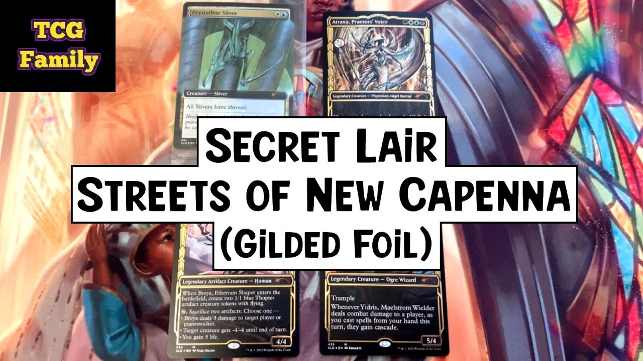 MTG Secret Lair Streets of New Capenna Gilded Foil Opening! (16/19 ...