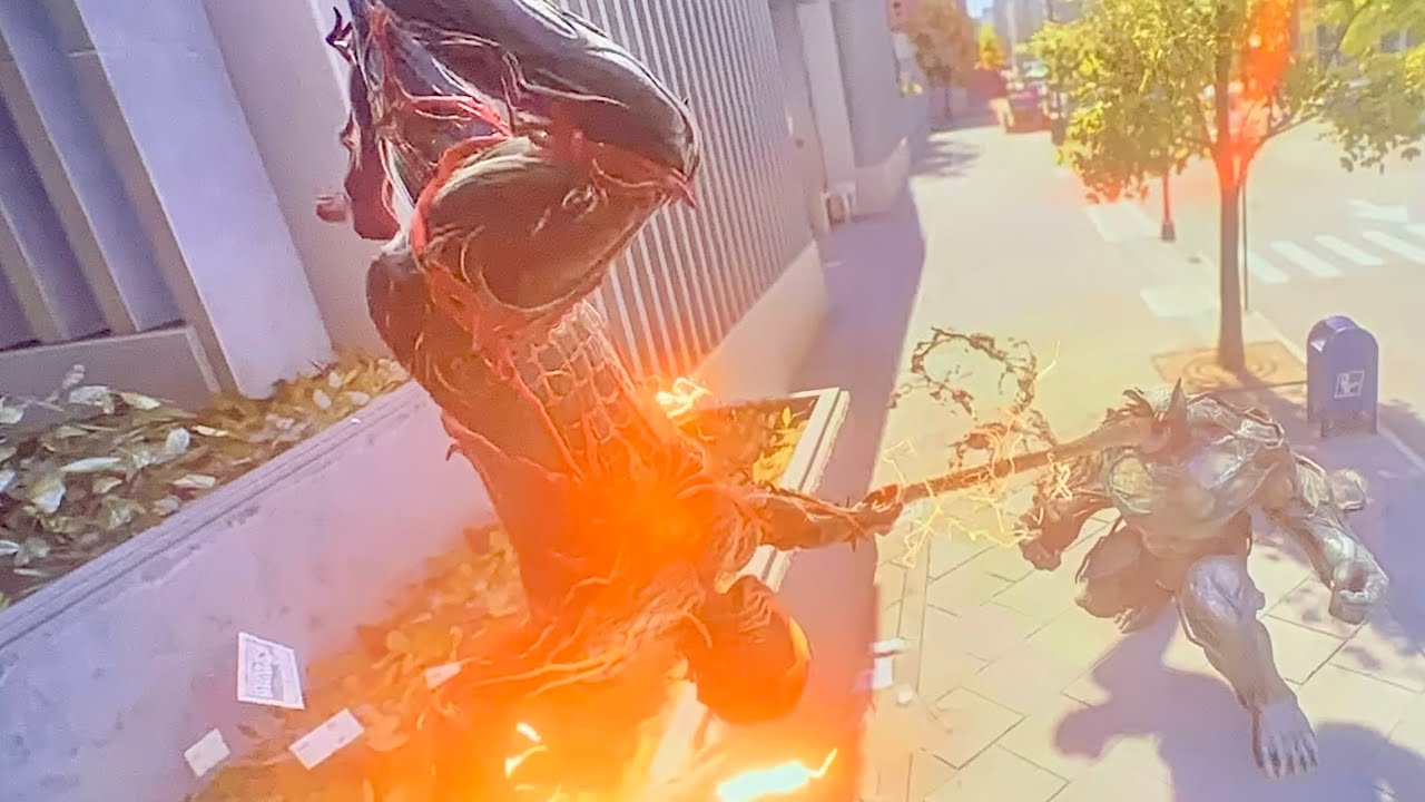 Symbiote Horde Destruction Marvel's Spider-Man 2 - YouTube