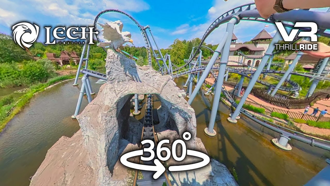 Lech Coaster 360° intense POV: The Ultimate Thrill Ride epic Roller Coaster VR Experience - YouTube