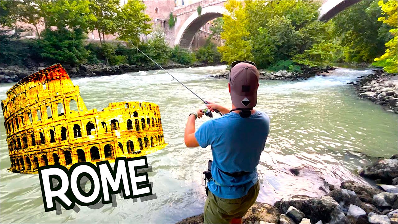 PREDATORI nel CENTRO di Roma?! Pesca a Spinning nel Fiume Tevere della ...
