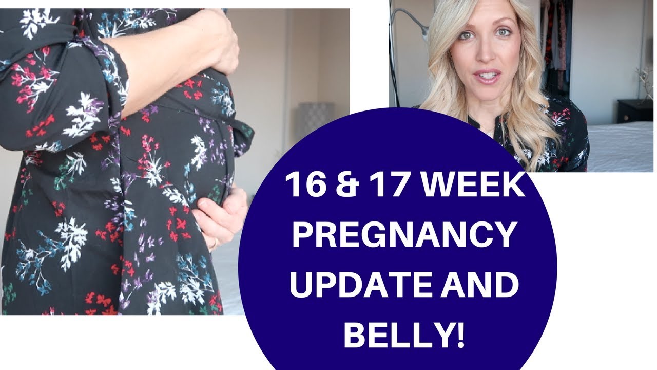 16 And 17 Week Pregnancy Update And Belly Youtube