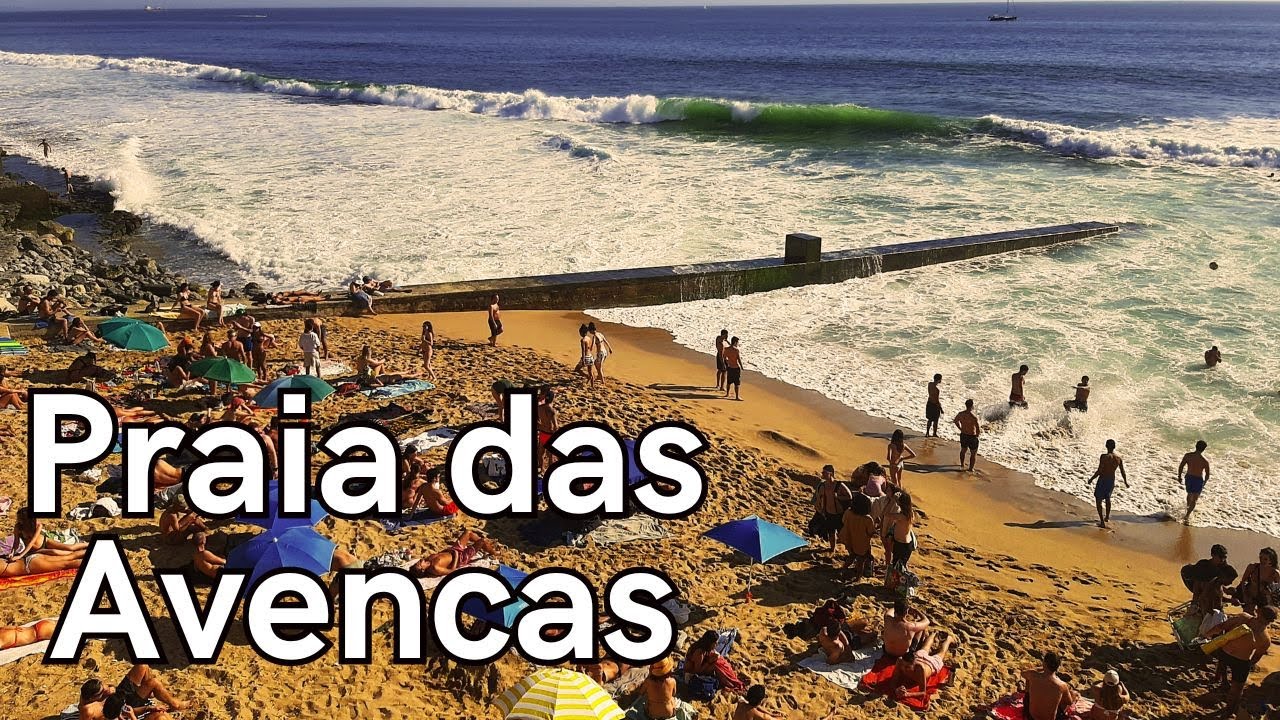 🇵🇹 PORTUGAL - Conheça a PRAIA DAS AVENCAS em PAREDE - YouTube