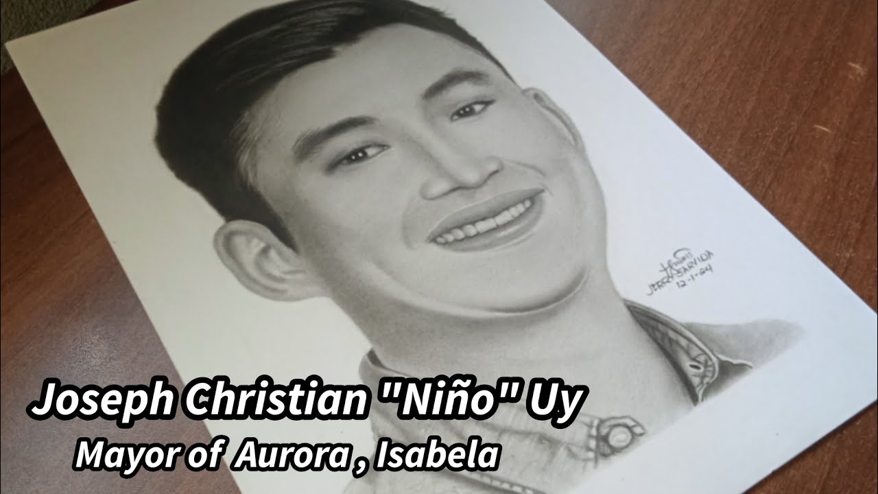I draw our Mayor in Town Joseph Christian Uy | jesar art - YouTube