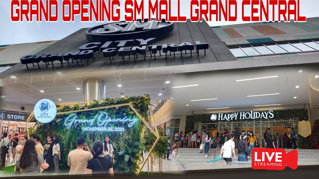 OPENING SM GRAND CENTRAL MALL IN CALOOCAN MONUMENTO - YouTube