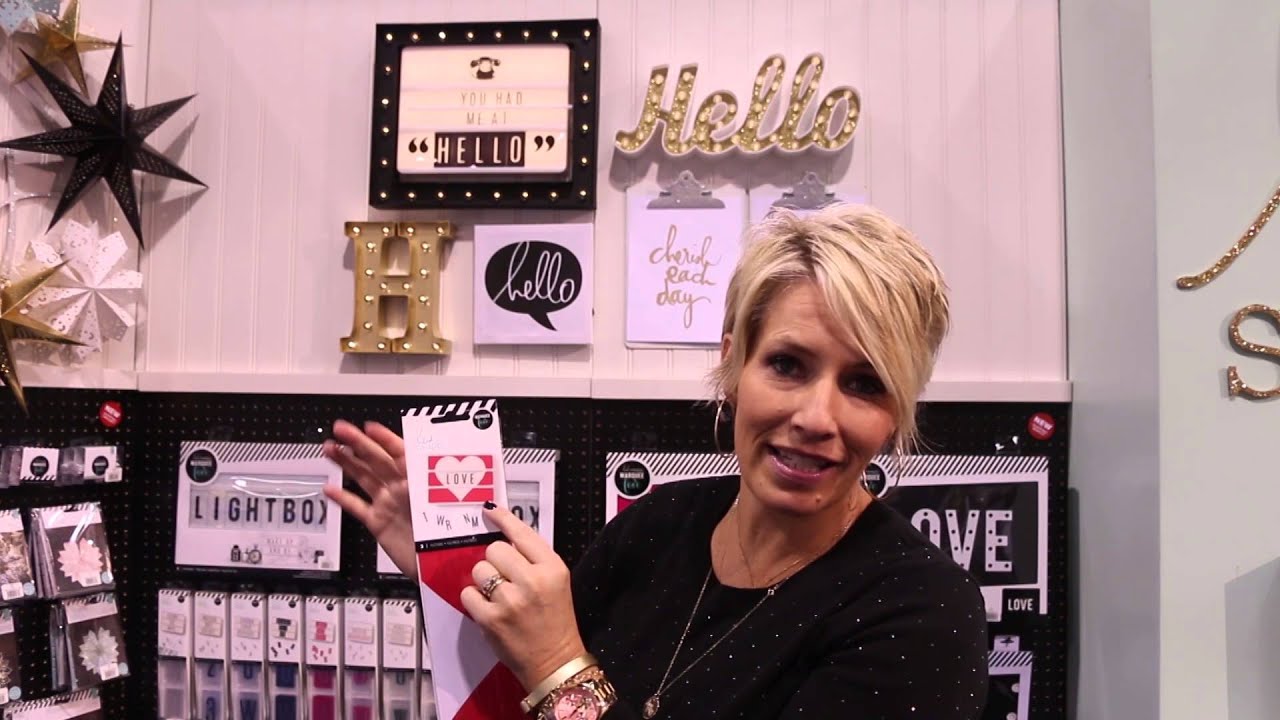 Heidi Swapp - Lightbox CHA 2016 - YouTube