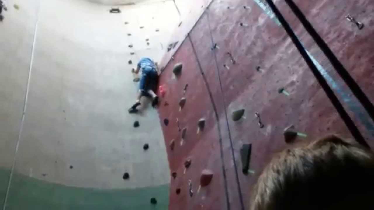 79 year old Grandma climbing for the "first time" at Rocktown Gym in ...