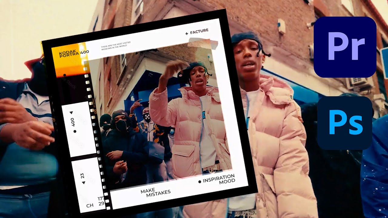 Retro kodak frames for Music Videos - YouTube