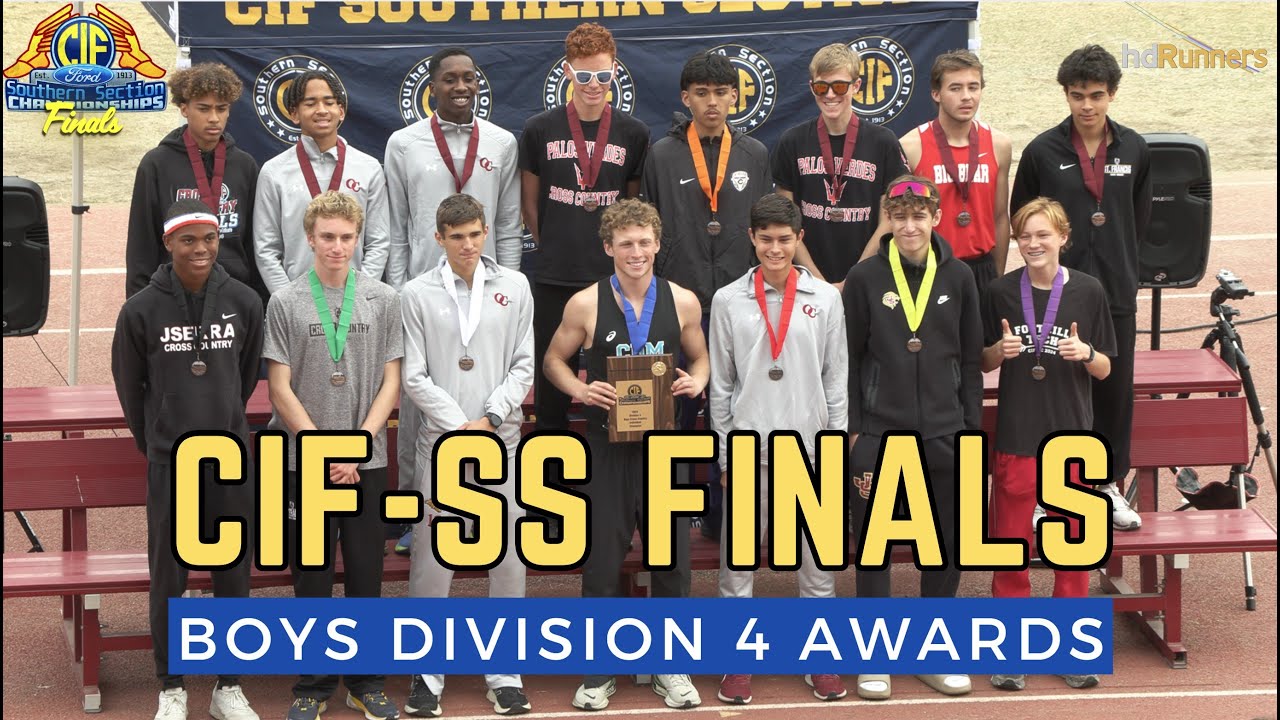 2024 XC - CIF-SS Cross Country Finals - D4 Boys Awards Ceremony - YouTube