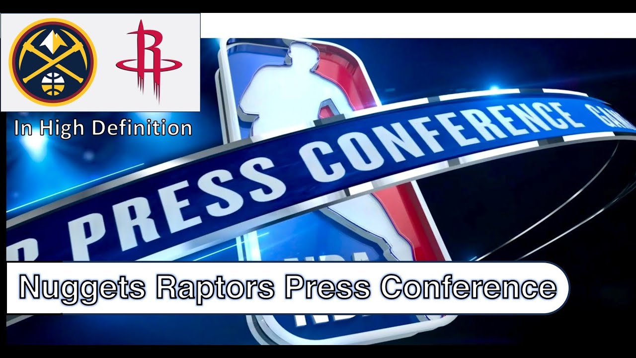 NBA Nuggets Rockets Press Conference - YouTube
