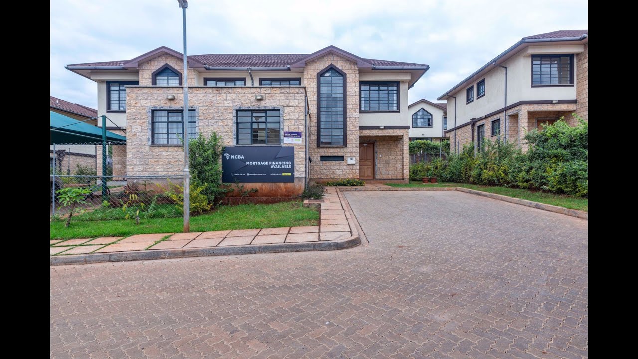 4 Bedroom Townhouse for Sale, Kiambu Road - YouTube