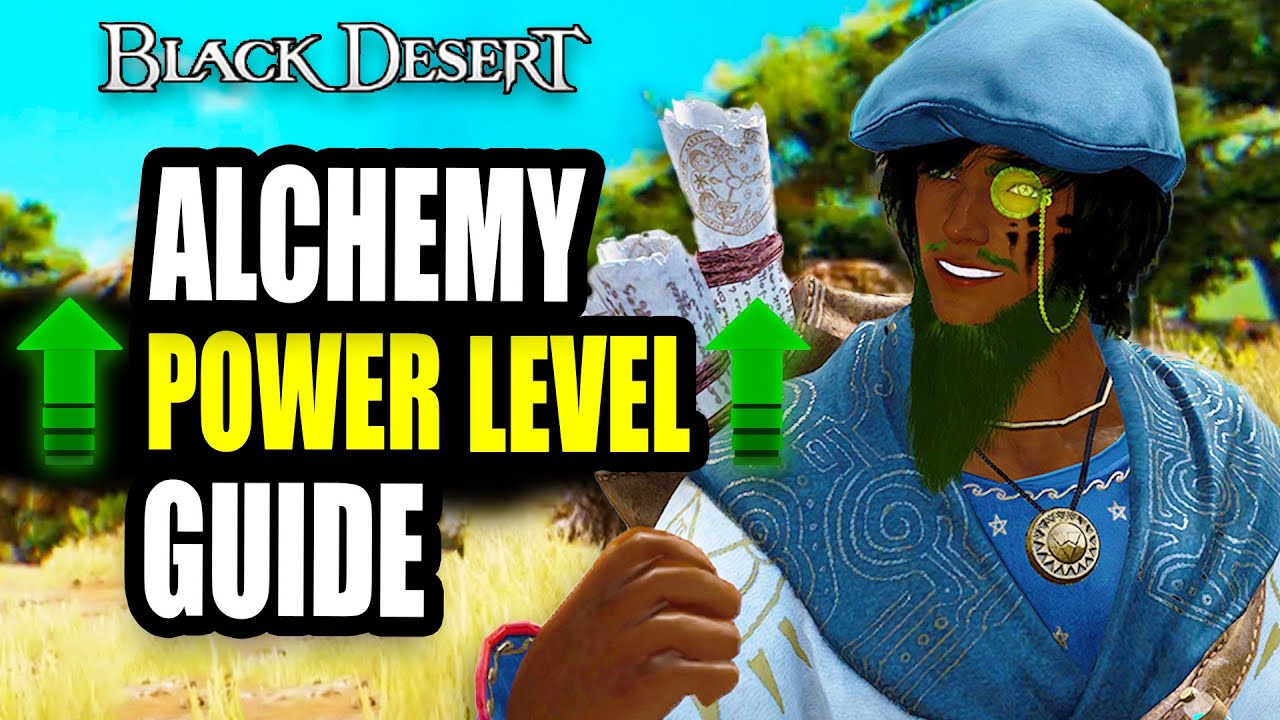 How to Power Level Alchemy in Black Desert Online | 2024 Tips - YouTube