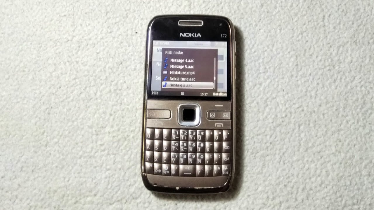 Nokia E72 Original ringtones - YouTube