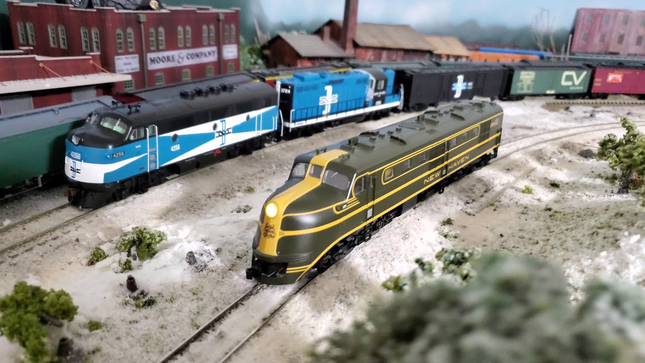 Alco DL-109 with Loksound 5 dual 539 Turbo engines - YouTube