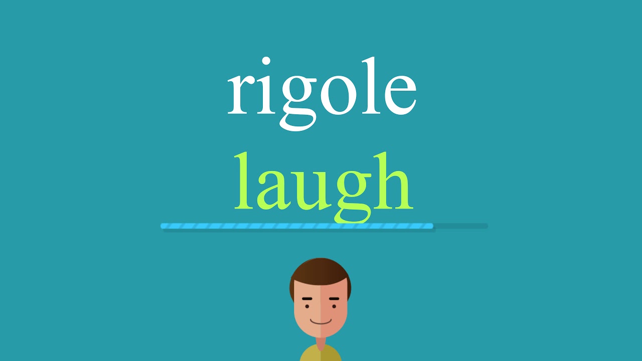 Comment dire rigole en anglais - YouTube