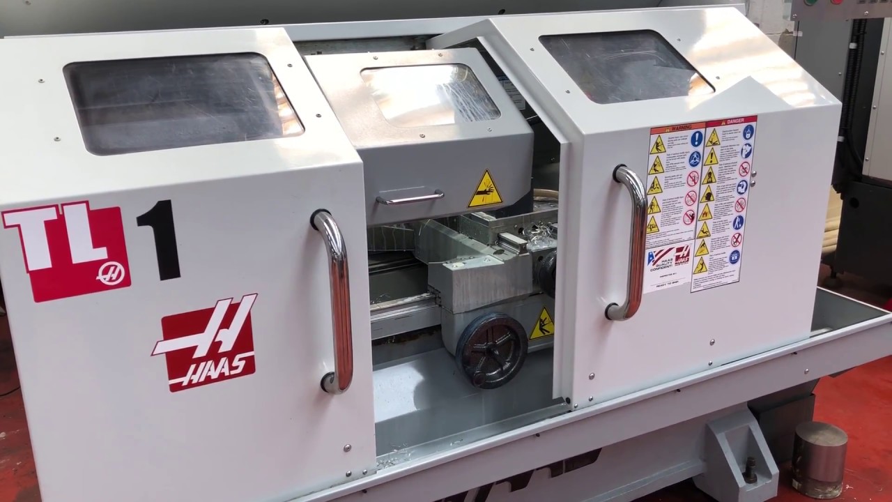 Haas TL1 CNC Lathe - YouTube