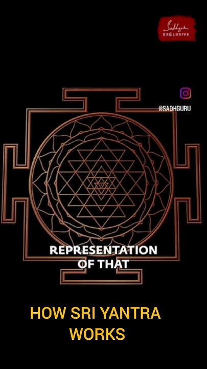 சத்குரு#HOW SRI YANTRA WORKS#ஓம் - YouTube