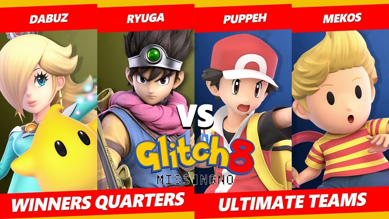 Glitch 8 SSBU - Dabuz & Ryuga Vs. Mekos & Puppeh - Smash Ultimate ...