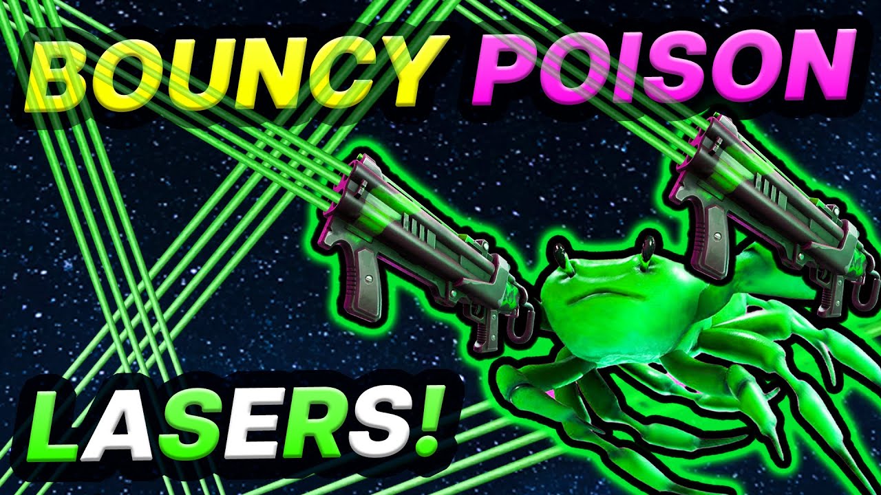 I Created Bouncy Poison Lasers in Crab Champions! - YouTube