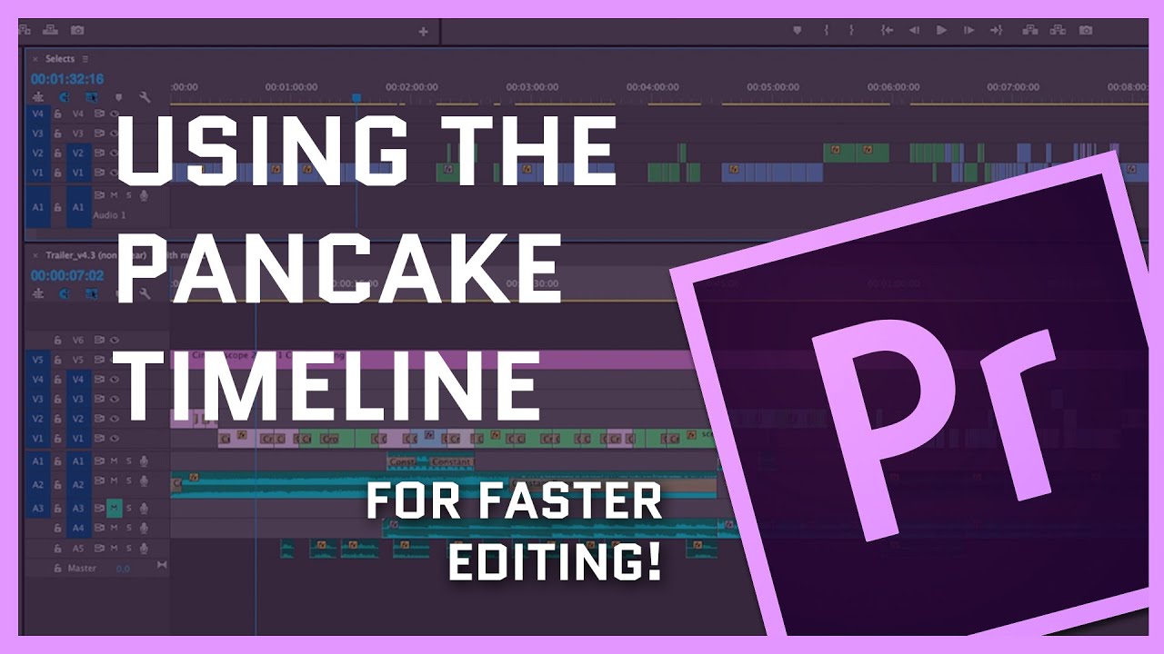 Premiere Pro CC Tips And Tricks #3 - Using The Pancake Timeline - YouTube