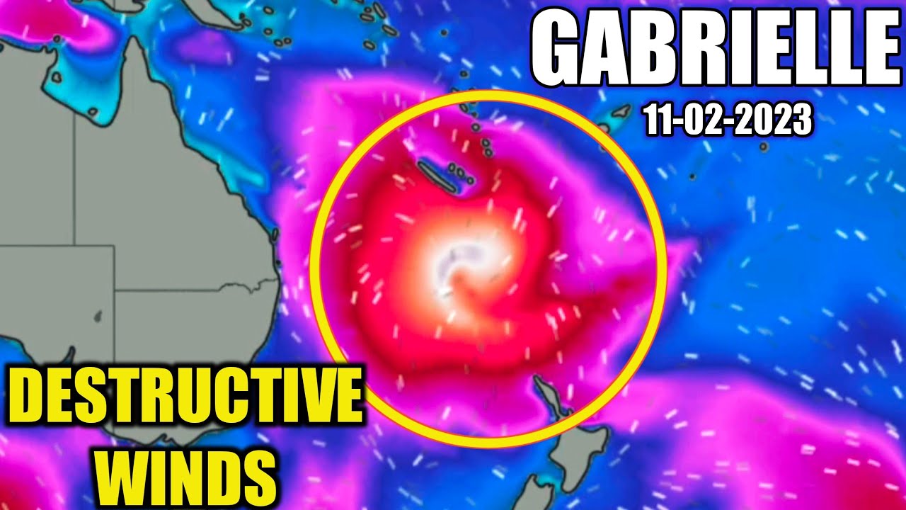 Cyclone Gabrielle 2023 - YouTube