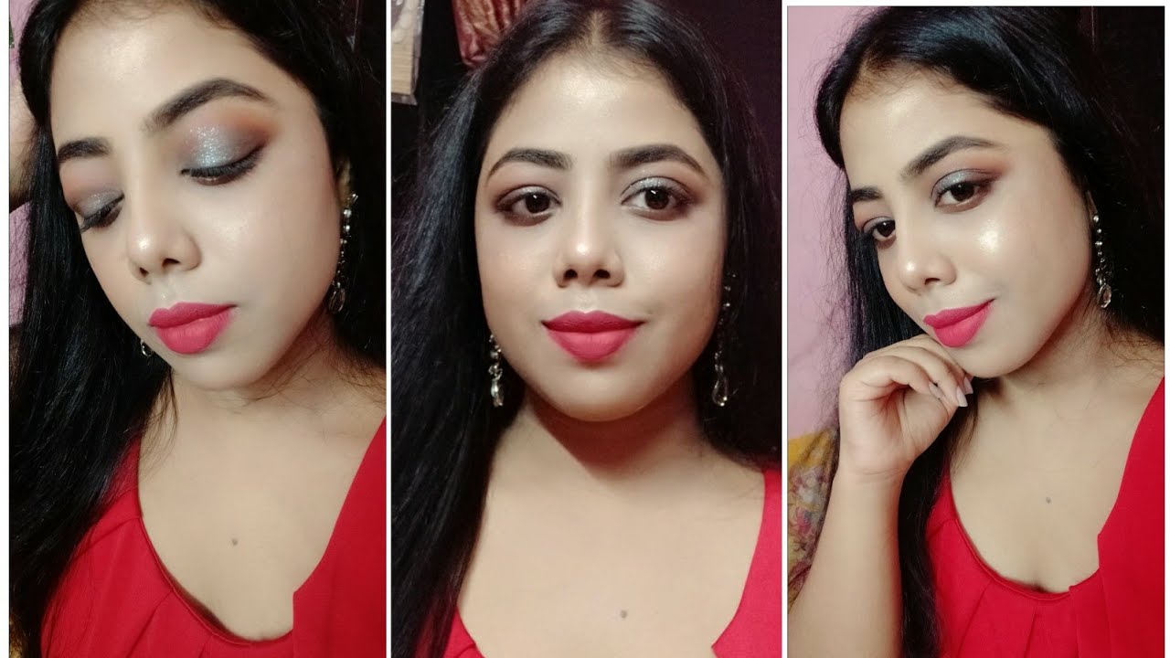 Step by step gorgeous party makeup look for beginners.. - YouTube