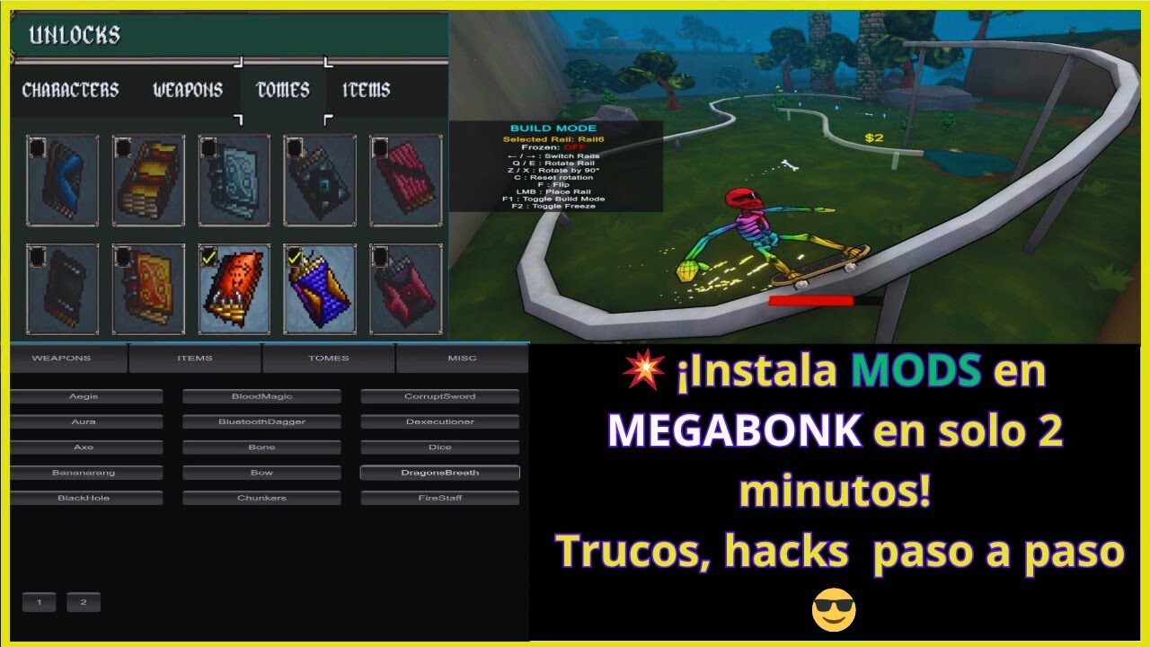 💥 MODS / CHEATS para MEGABONK 😱Guía paso a paso fácil (2025) Trucos PT1 - YouTube