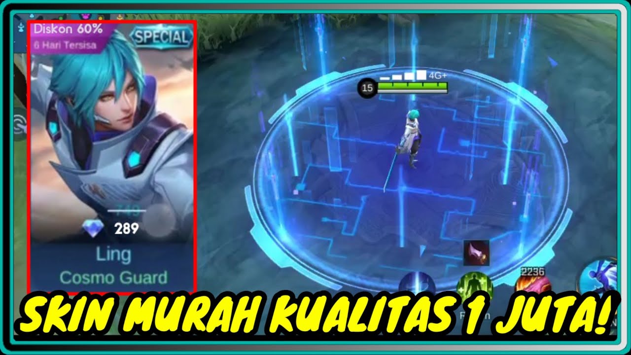 REVIEW SKIN SPECIAL TERBARU LING COSMO GUARD PALING MURAH CUMA 289DM ...