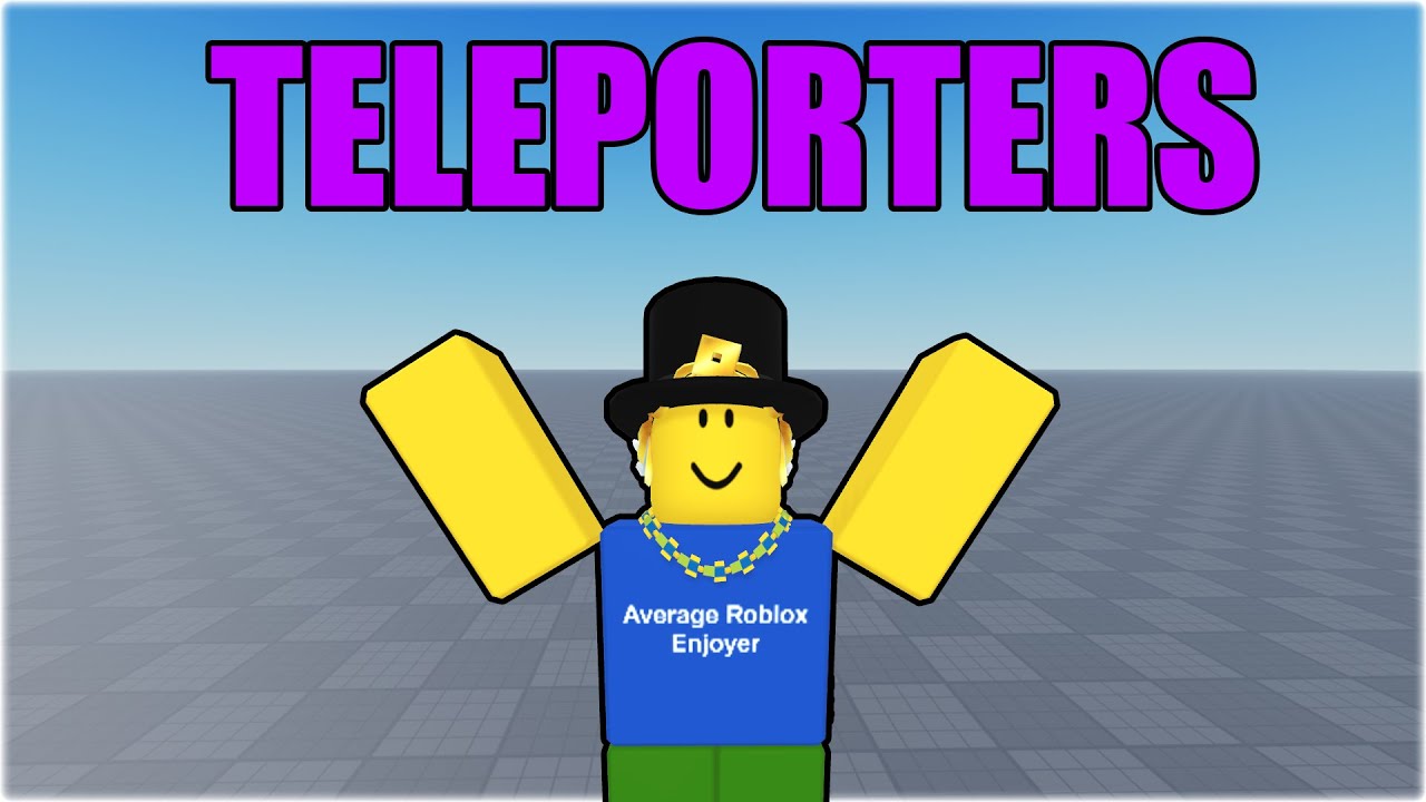 HOW TO MAKE TELEPORTER PADS IN ROBLOX STUDIO (2024) - YouTube