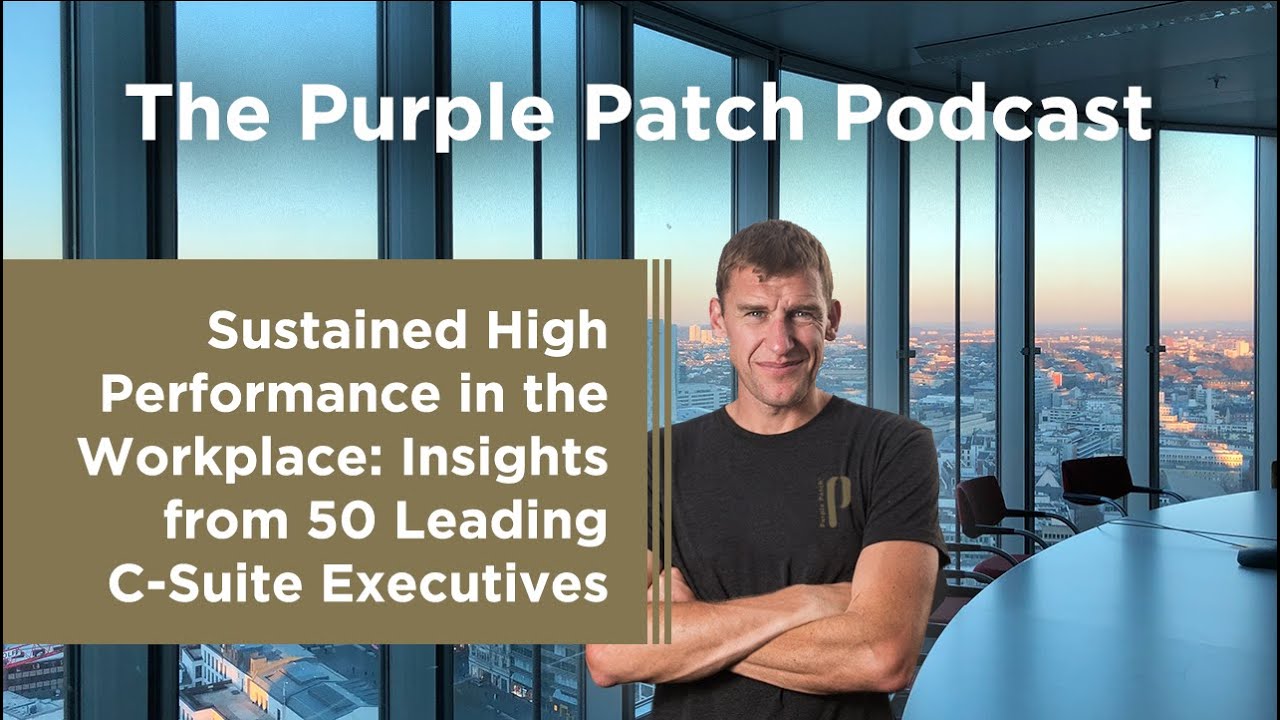 Episode 288:Sustained High Performance in the Workplace: Insights from ...