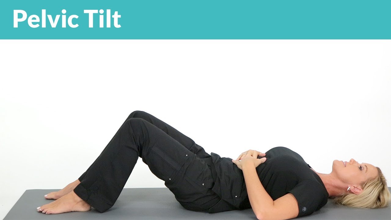 Pelvic Tilts for a Lumbar Herniated Disc - YouTube