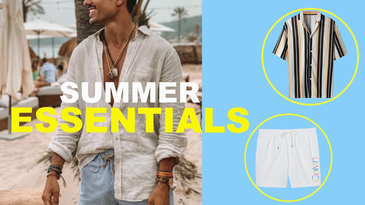 7 Best Summer Essentials Every Man Needs - YouTube