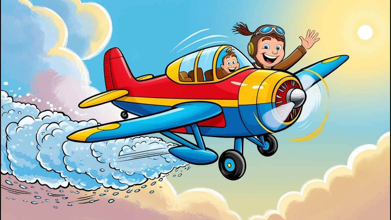 Sing Along with the Best Airplane Song for Kids! - YouTube