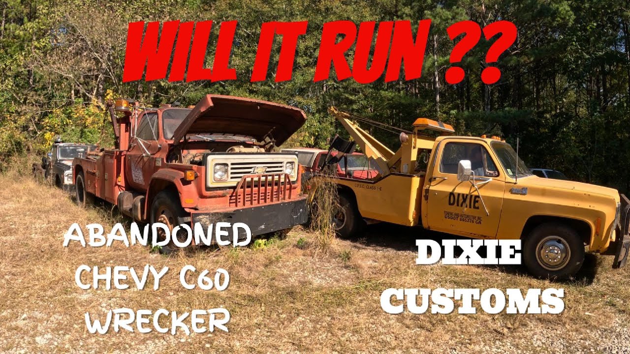 Medium Size Resurrection! Abandoned Chevy C60 Wrecker Will It Run?? # ...