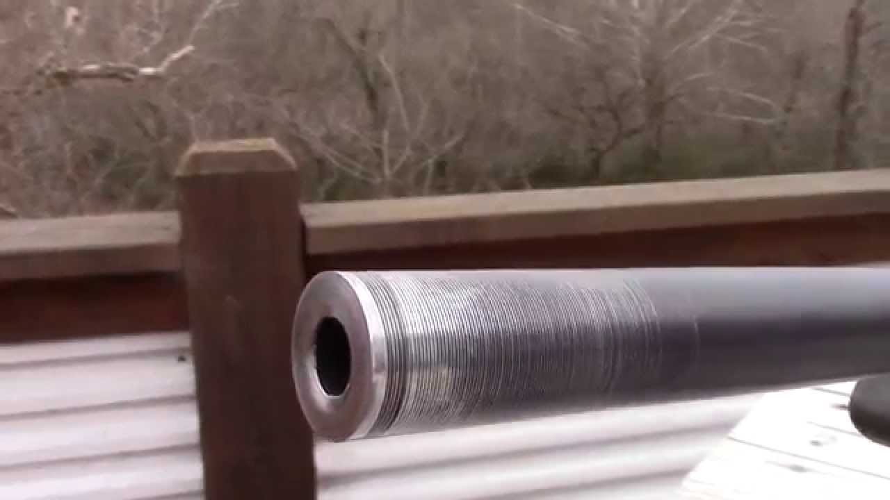 Mosin Nagant Barrel Cuttting and Muzzle Crowning, By Bruce. - YouTube