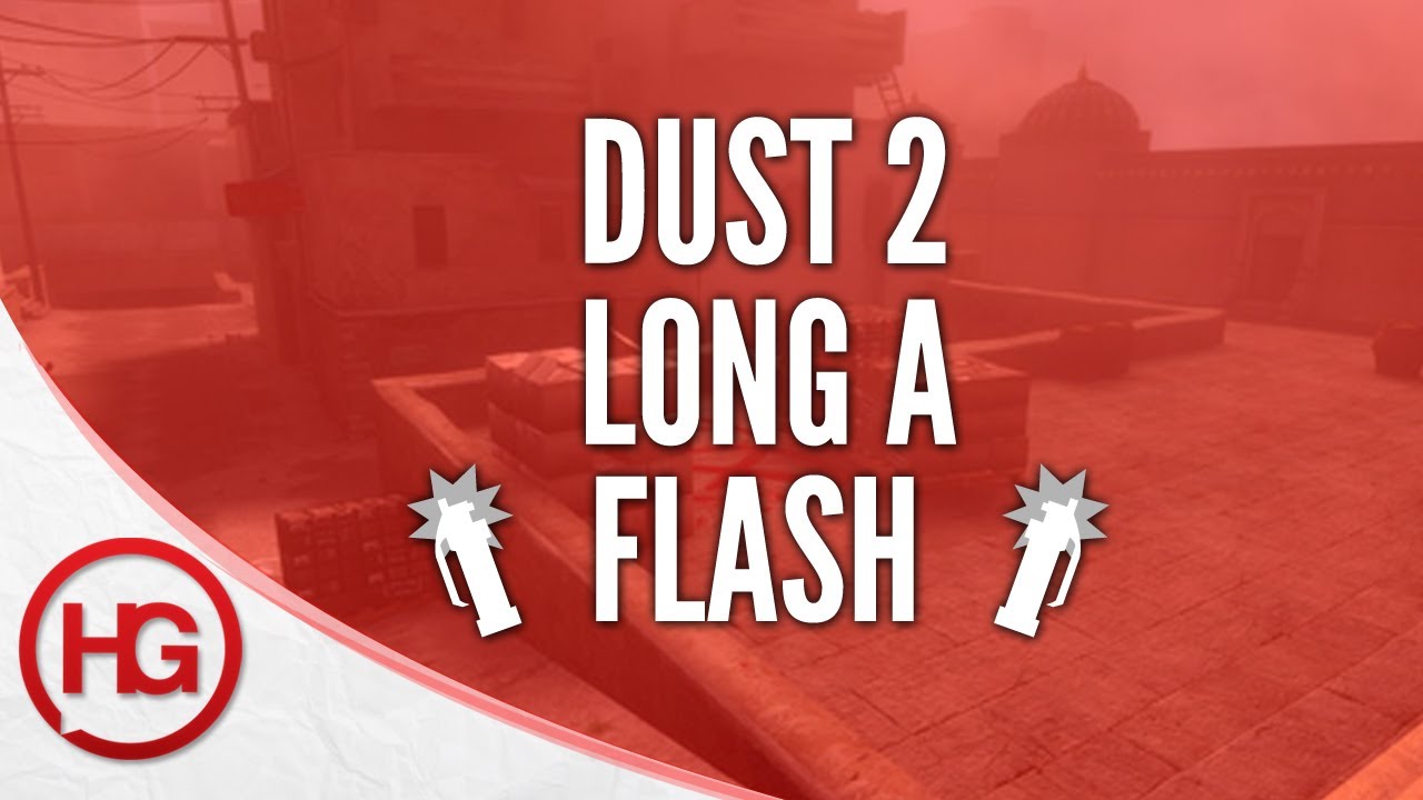 CS:GO Nade Spots - Dust 2, Long A Flash - YouTube