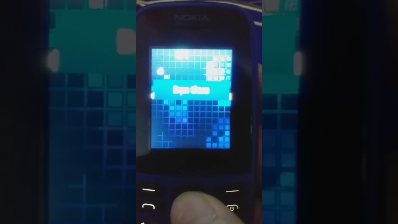 nokia 105 game over adcade snake io - YouTube