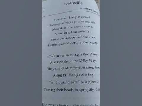 Class IX English Literature. Poem' Daffodils' - YouTube
