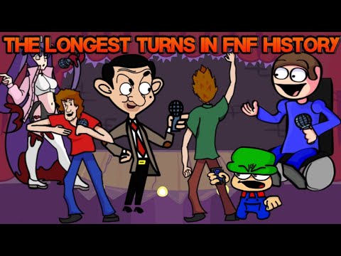 Top 6 fnf mods with the LONGEST turns in history! - YouTube