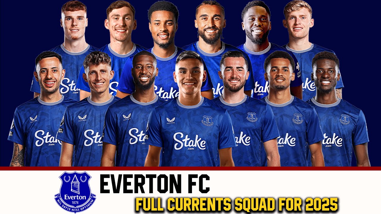 Everton FC Full Currents Squad Update 2025 Ft.Carlos Alcaraz - YouTube