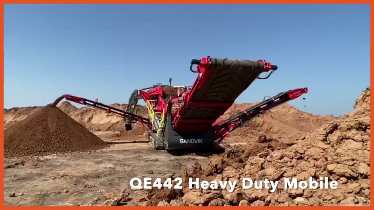 Sandvik Scalping Screens - QE442, QE141, QE342, QE241 - YouTube