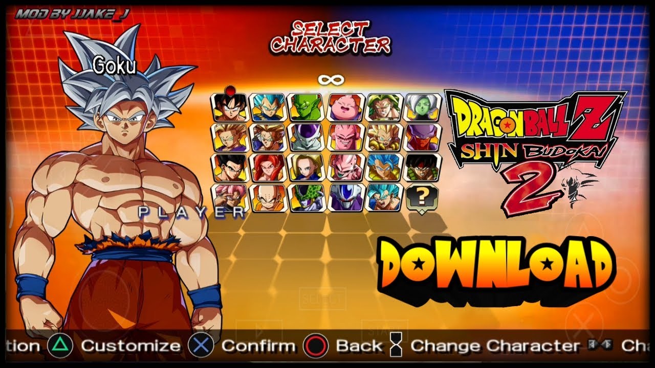 EPIC MOD DB SHIN BUDOKAI 2 DRAGON BALL FIGTHERZ - MENU HD - YouTube