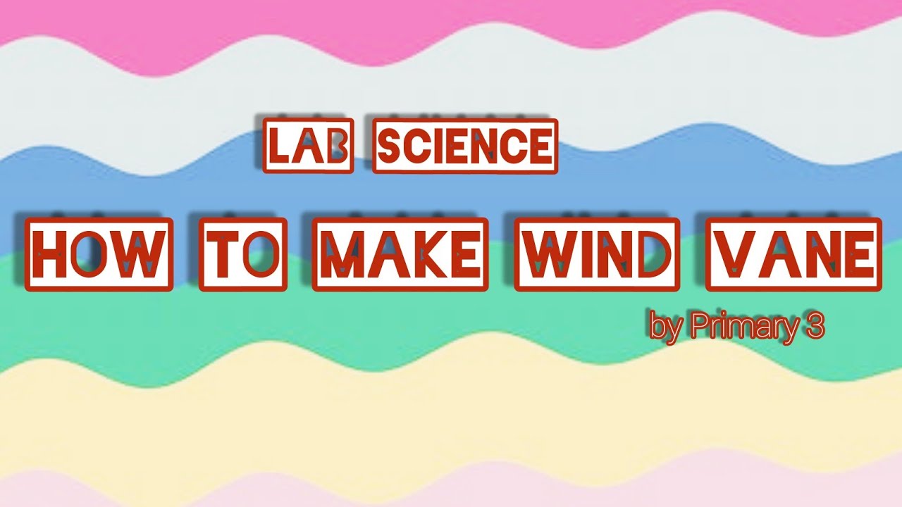 Lab Science: How to Make Wind Vane by Primary 3 - YouTube