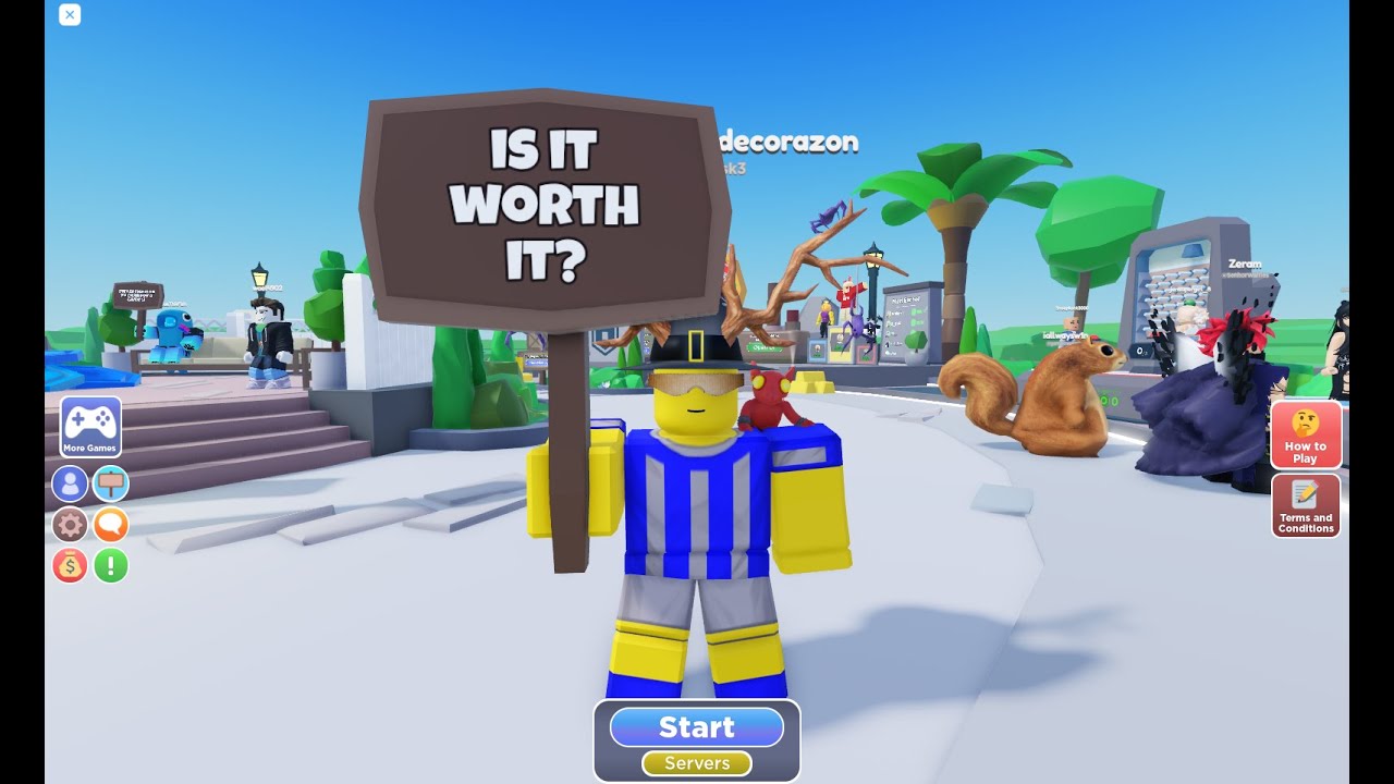 Is it worth it to pay for an entrance fee to a robux server in Double ...