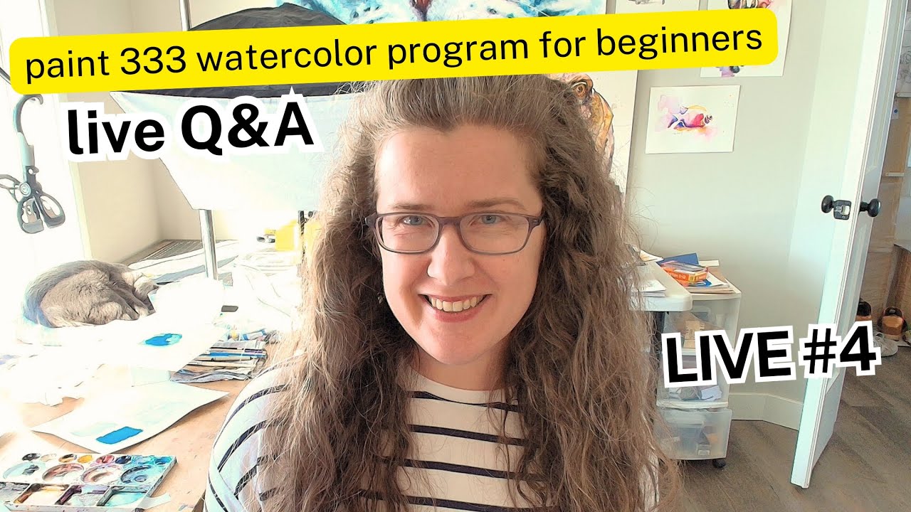 Watercolor FAQ Live 4 - paint 333 watercolor program for beginners live ...