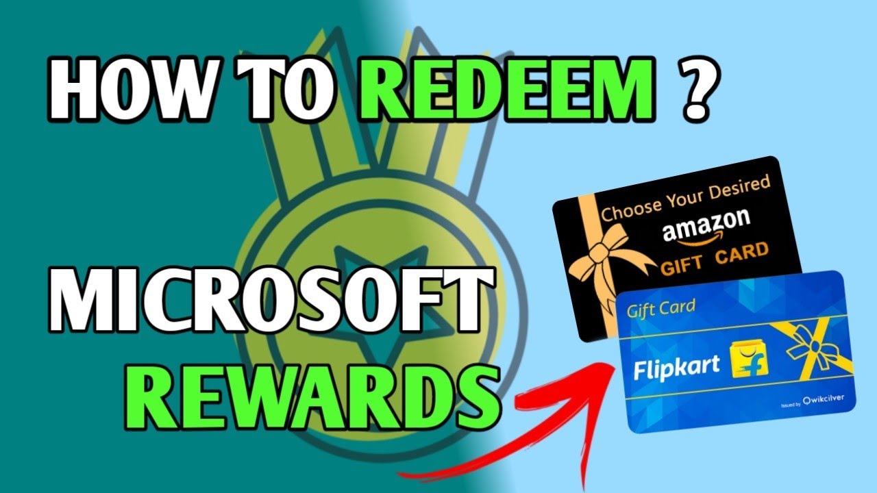 How to Redeem Microsoft reward on Flipkart and Amazon gift 🎁🎁 card ...