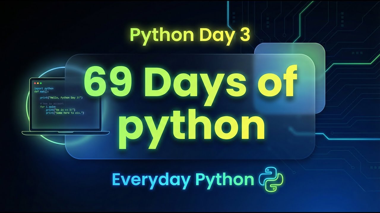 Python Day 3 – Booleans, Operators & Lists Explained Everyday Python - YouTube