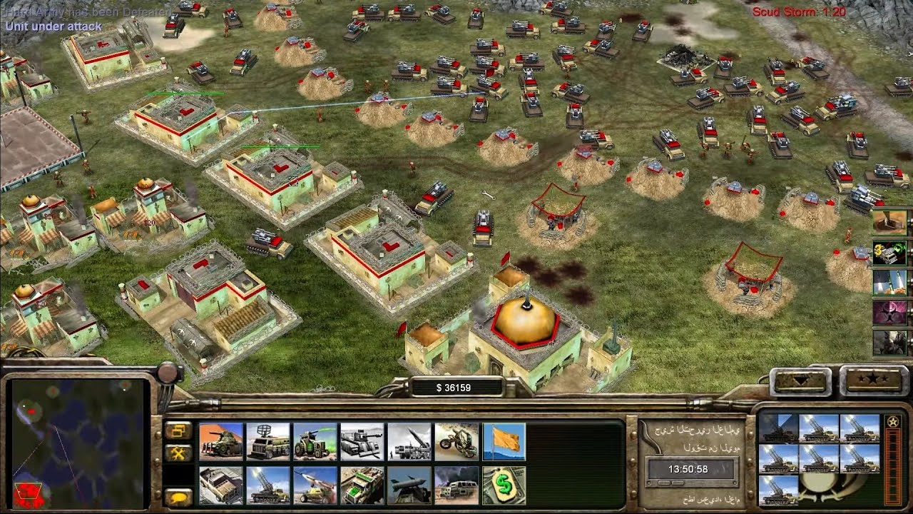 Command Conquer Generals Zero Hour Gla Demolition General 1 vs 7 Hard ...