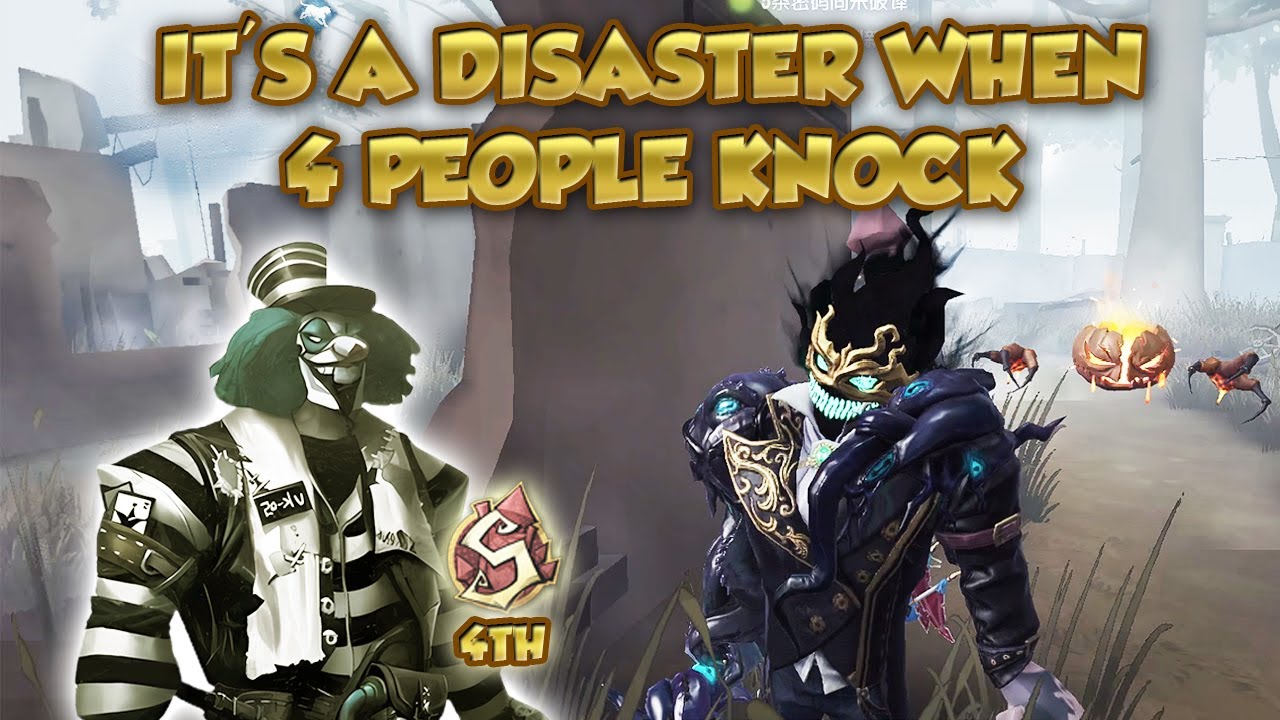 (4th Smiley Face) It's A Disaster When 4 People Knock |Identity V|第五人格 ...
