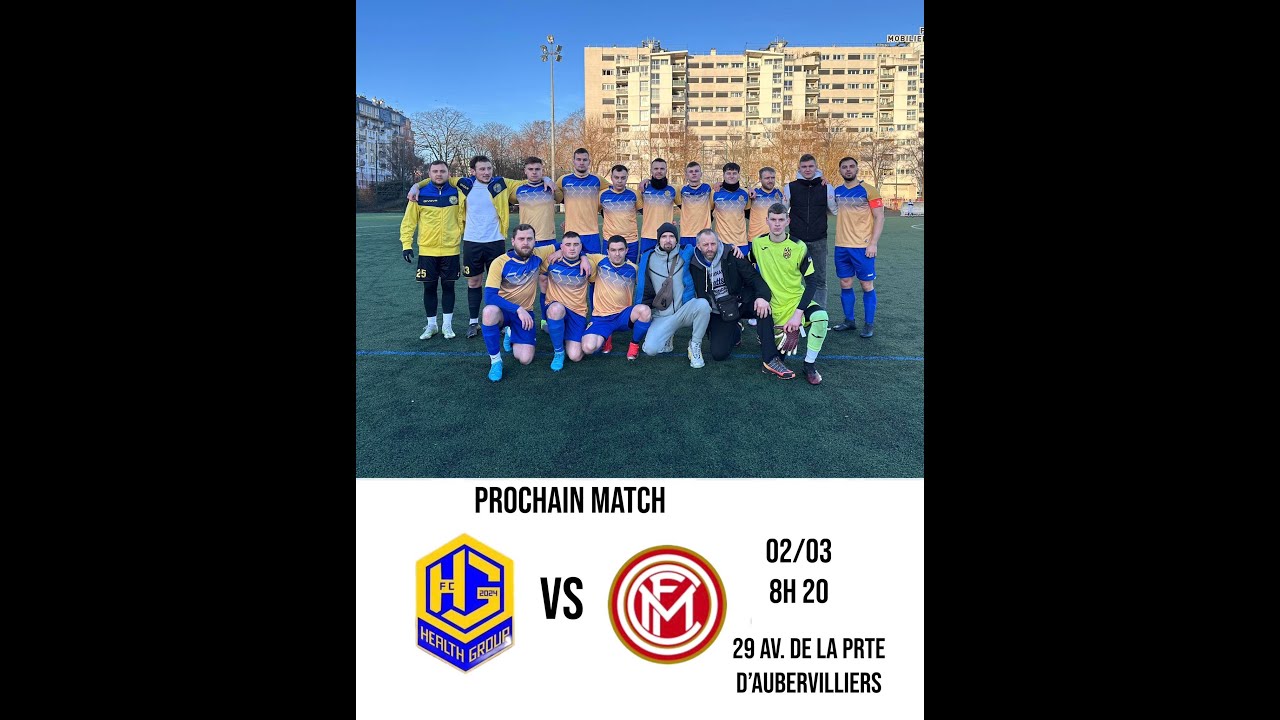 FC Health Group 3-2 FC Maestro 02.03.2025 1 тайм - YouTube